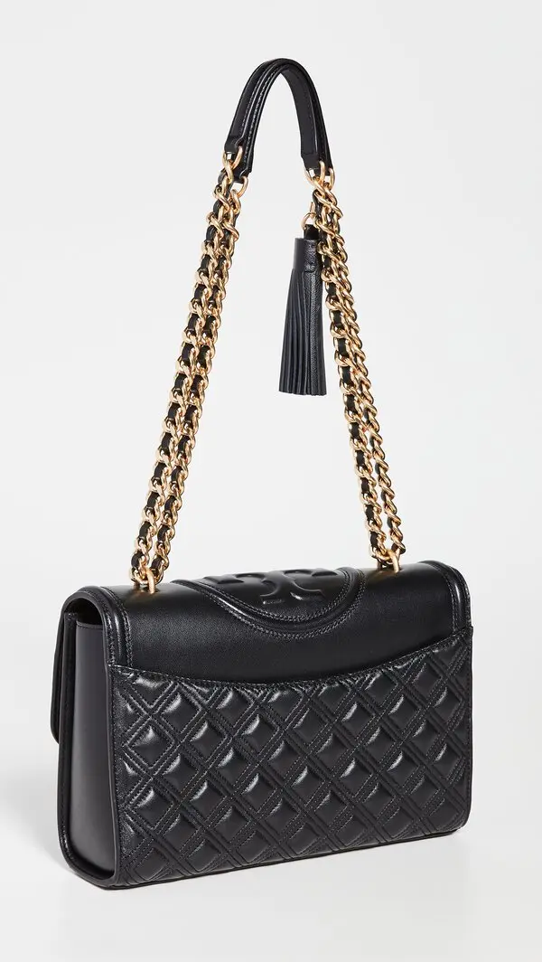 Tory Burch Fleming Convertible Shoulder Bag - Black