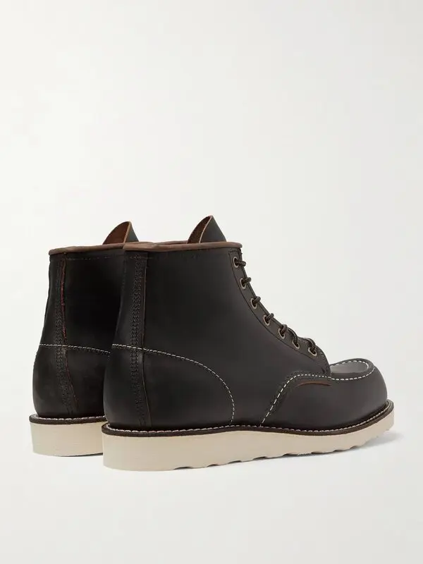 Red Wing 8849 6-inch Moc Leather Boots - Black