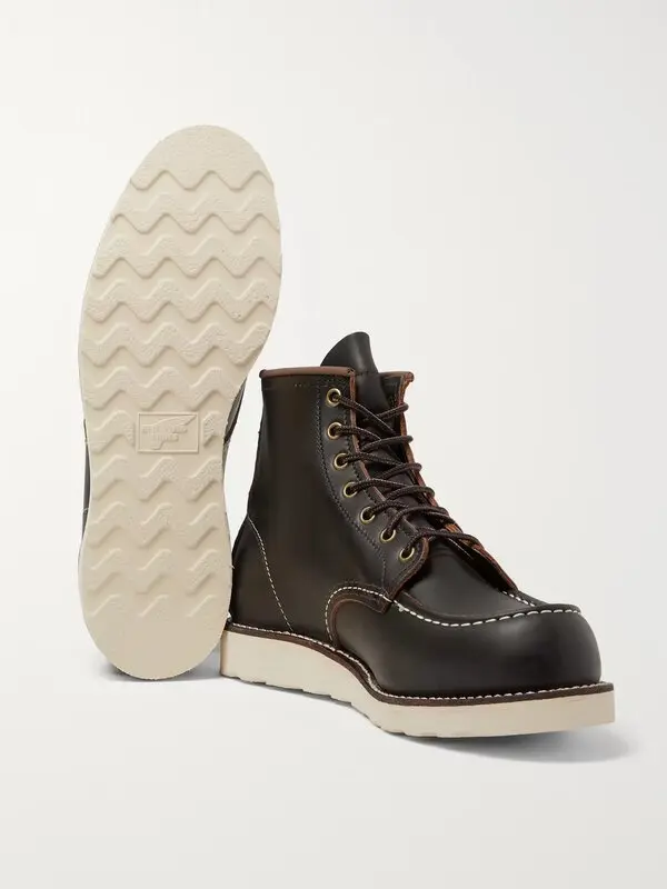 Red Wing 8849 6-inch Moc Leather Boots - Black