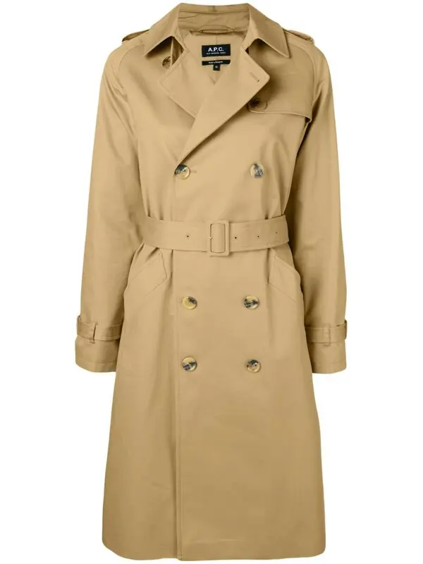 A.p.c. Greta Trench Coat - Neutrals