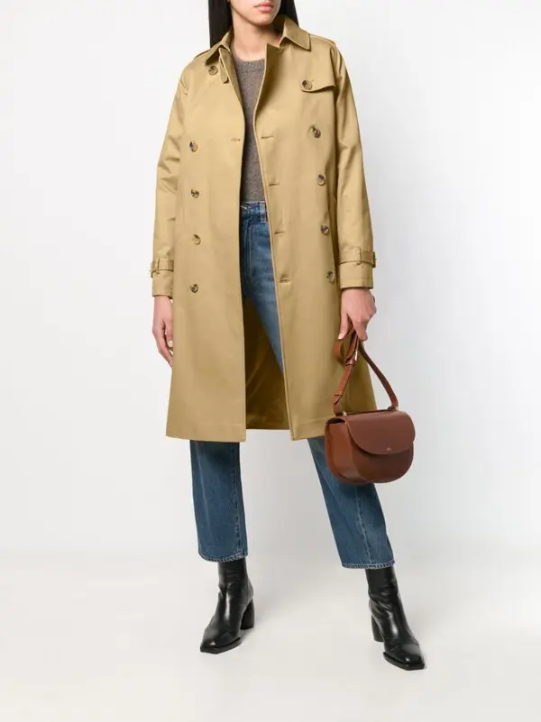 A.p.c. Greta Trench Coat - Neutrals