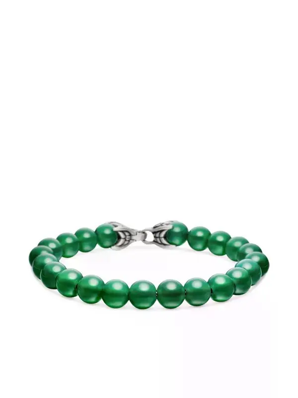 David Yurman 8mm Spiritual Beads Bracelet - Green