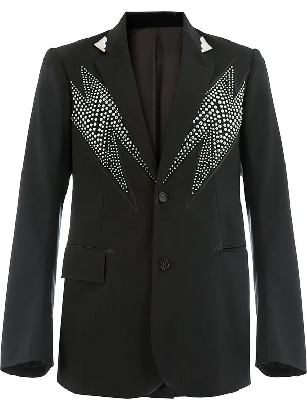 TAKAHIROMIYASHITA THESOLOIST. Studded Lightning Bolt Jacket