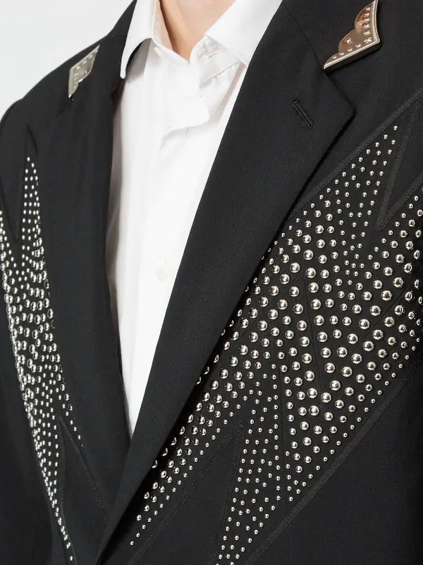 TAKAHIROMIYASHITA THESOLOIST. Studded Lightning Bolt Jacket
