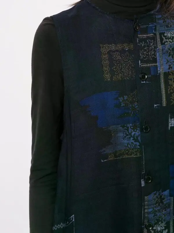 Y’s Abstract Print Knitted Dress