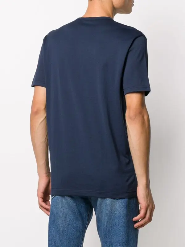 Sunspel Crew Neck Cotton T-shirt - Blue