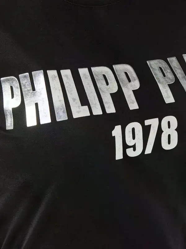Philipp Plein Logo T-shirt - Black