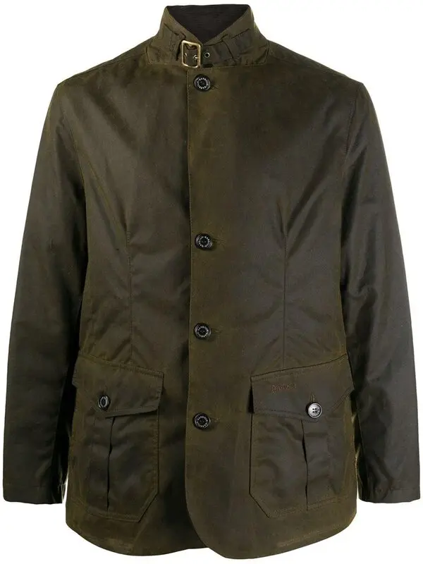 Barbour Waxed Cotton High-neck Jacket
