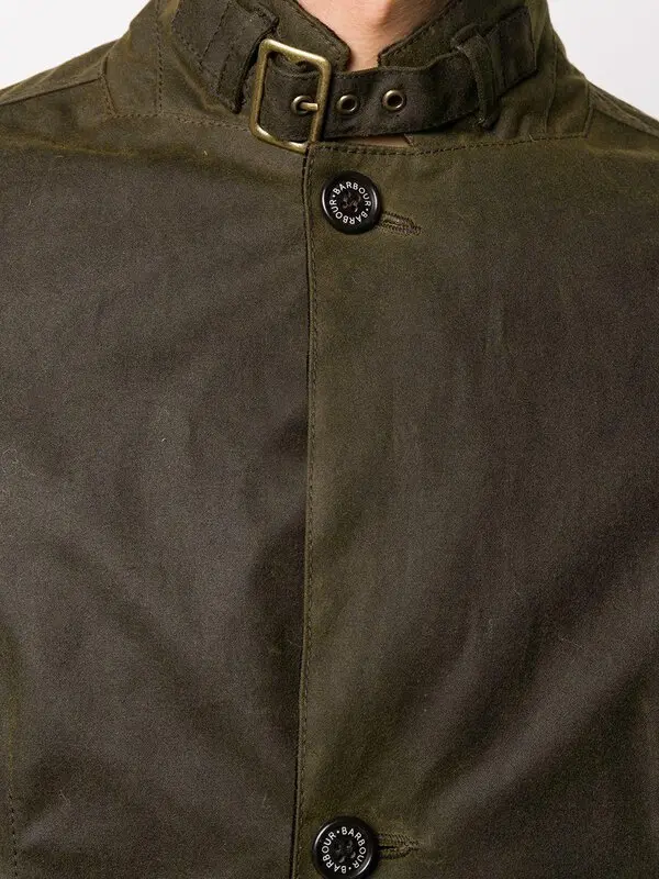 Barbour Waxed Cotton High-neck Jacket