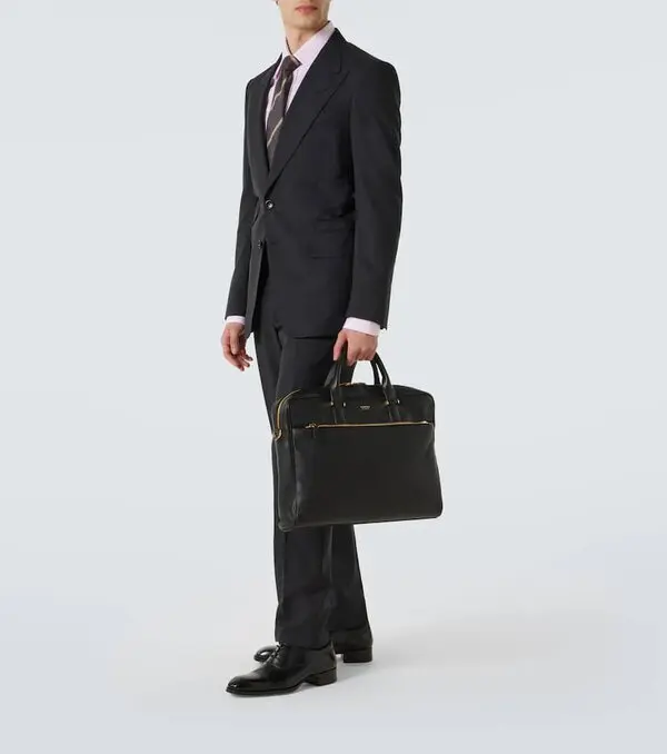 TOM FORD Grained Leather Briefcase