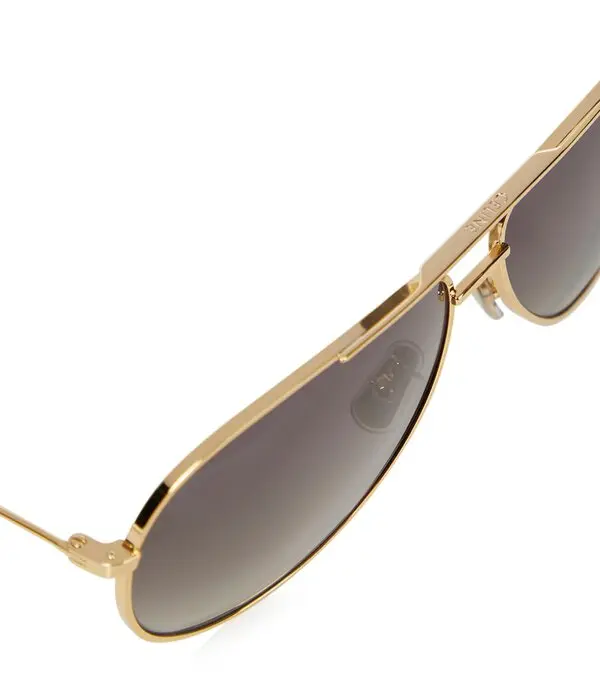 Authentic Celine Gold Aviator Sunglasses with Leather Necklace Pouch Celine | Accessories | Authentic Celine Gold Aviator  main image 4