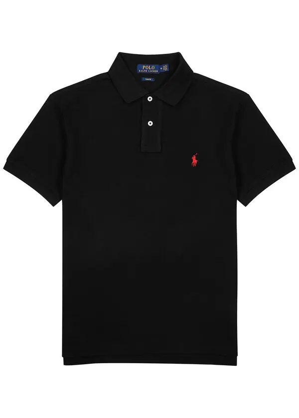 Polo Ralph Lauren Slim Piqué Cotton Polo Shirt