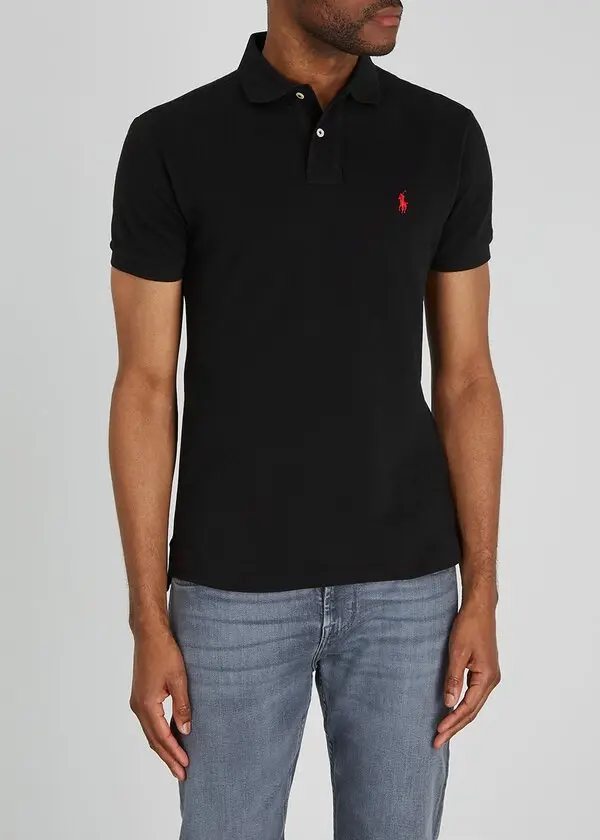 Polo Ralph Lauren Slim Piqué Cotton Polo Shirt