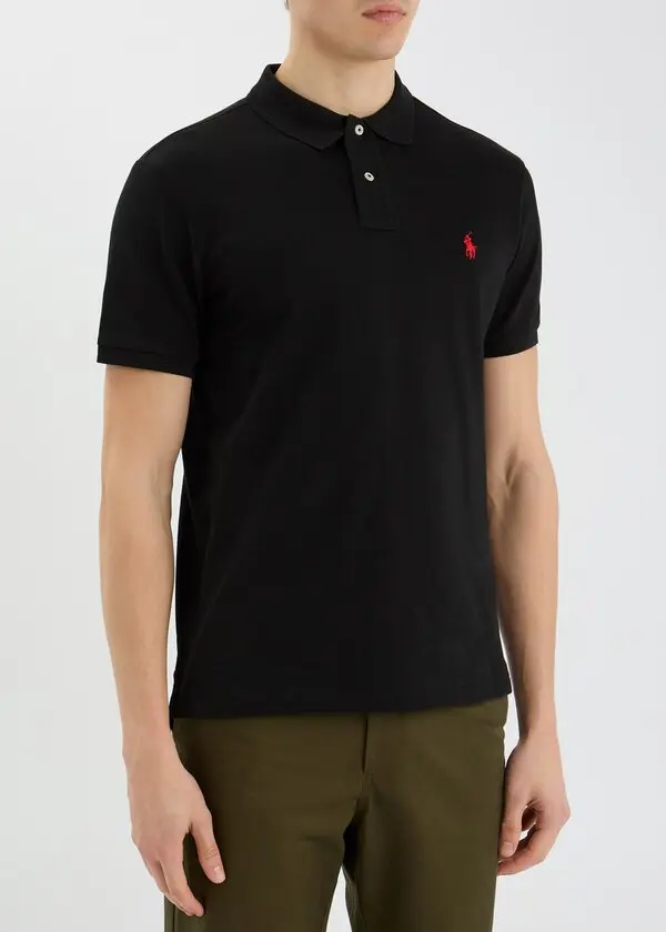 Polo Ralph Lauren Slim Piqué Cotton Polo Shirt