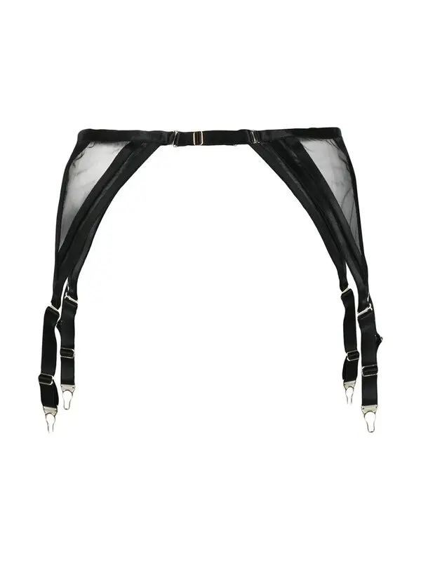SOMETHING WICKED Mia Semi-sheer Suspenders