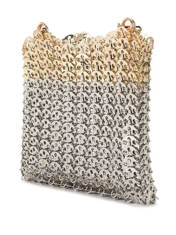 Rabanne Iconic Skyline 1969 Tote Bag - Silver