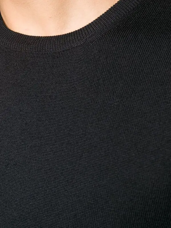 BARBA NAPOLI Round Neck Jumper - Black