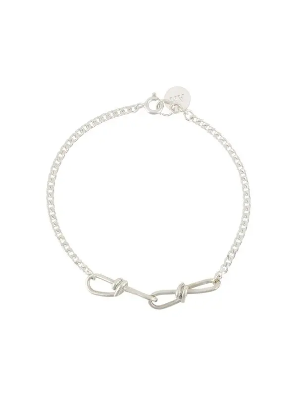 Annelise Michelson Gourmette Double Wire Bracelet - Silver