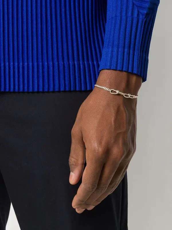 Annelise Michelson Gourmette Double Wire Bracelet - Silver