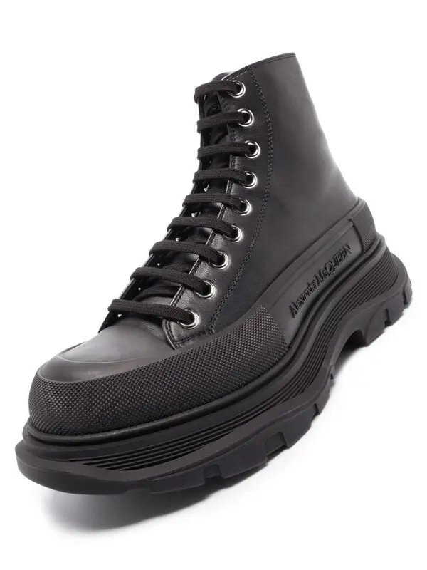 Alexander McQueen Chunky-sole Ankle Boots - Black
