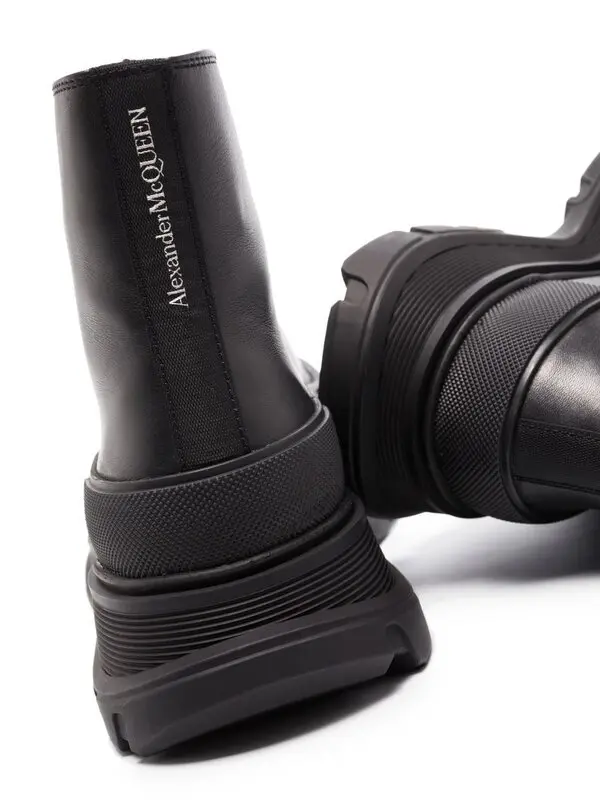 Alexander McQueen Chunky-sole Ankle Boots - Black