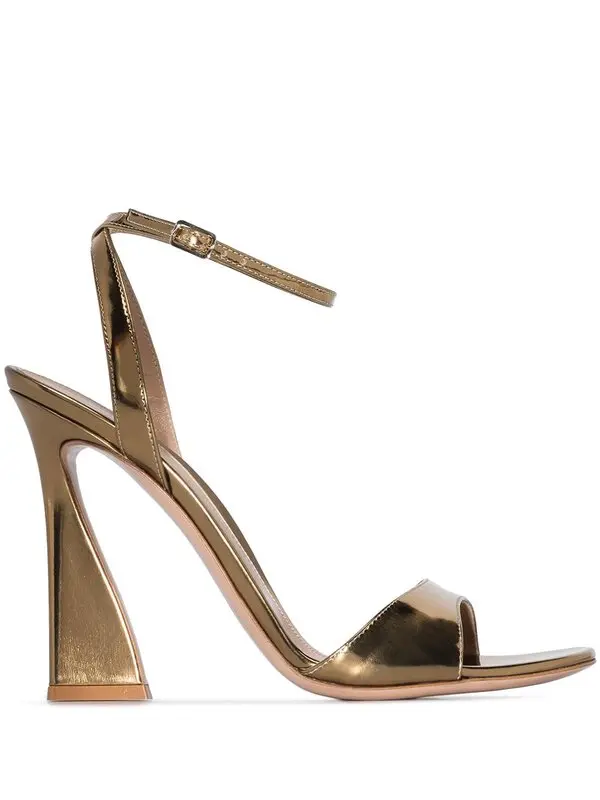 GIANVITO ROSSI Aura 105mm Patent Leather Sandals