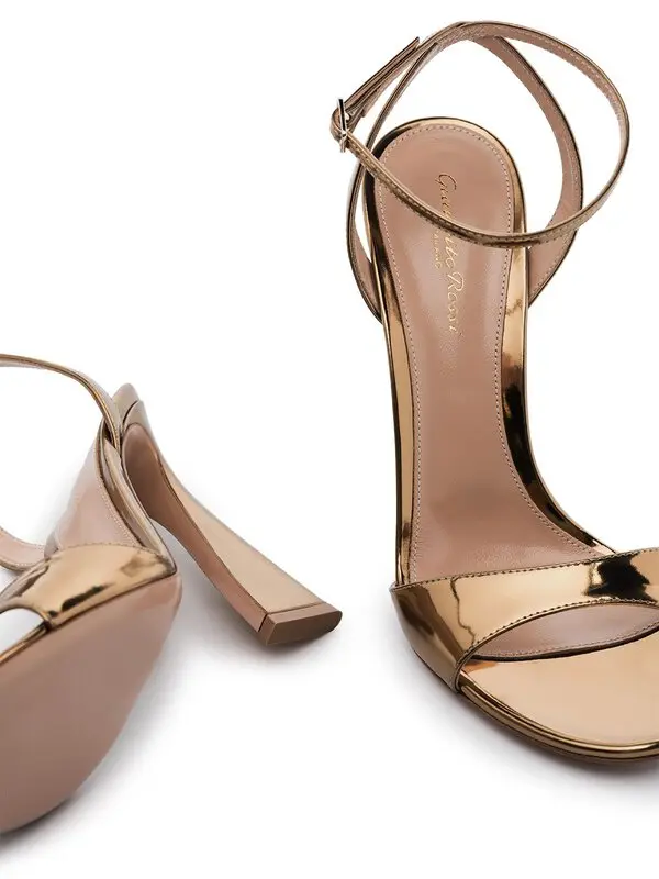 GIANVITO ROSSI Aura 105mm Patent Leather Sandals