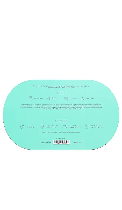 LOOPS BEAUTY Clean Slate Mask 5 Pack - N,a