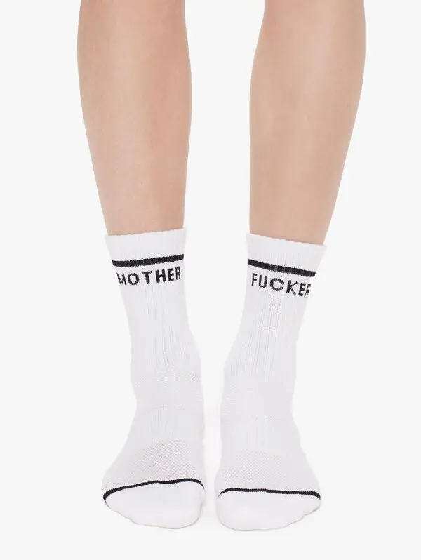 MOTHER Baby Steps Mf Socks - White