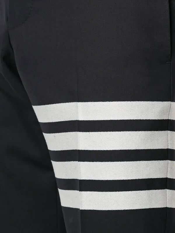Thom Browne 4-bar Low-rise Trousers - Blue