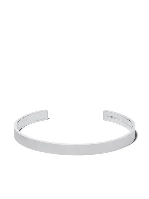 Le Gramme 21 Grams Ribbon Bracelet - Silver