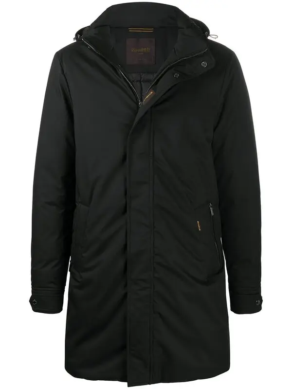 MOORER Hooded Padded Parka Coat