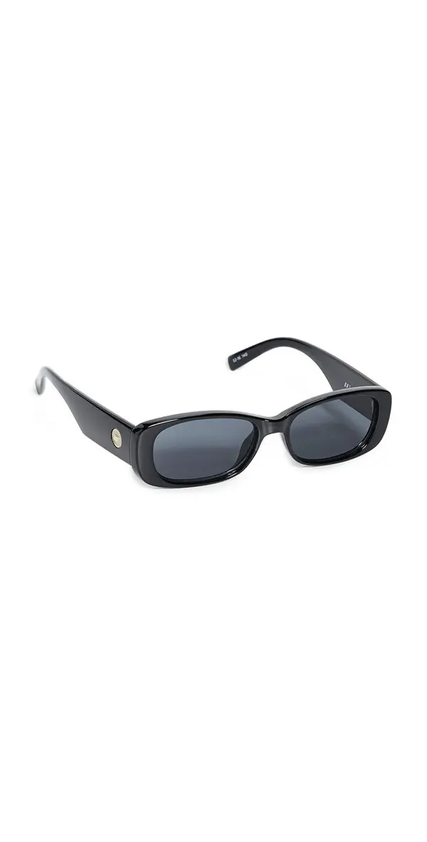 Le Specs Unreal! Sunglasses - Matte Black Coal/smoke Mono