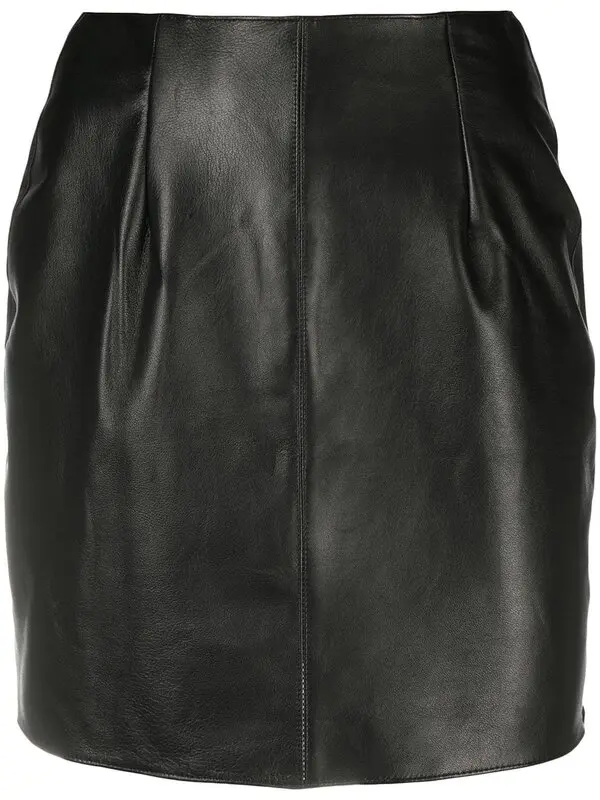 SOMETHING WICKED Mia Leather Mini Skirt