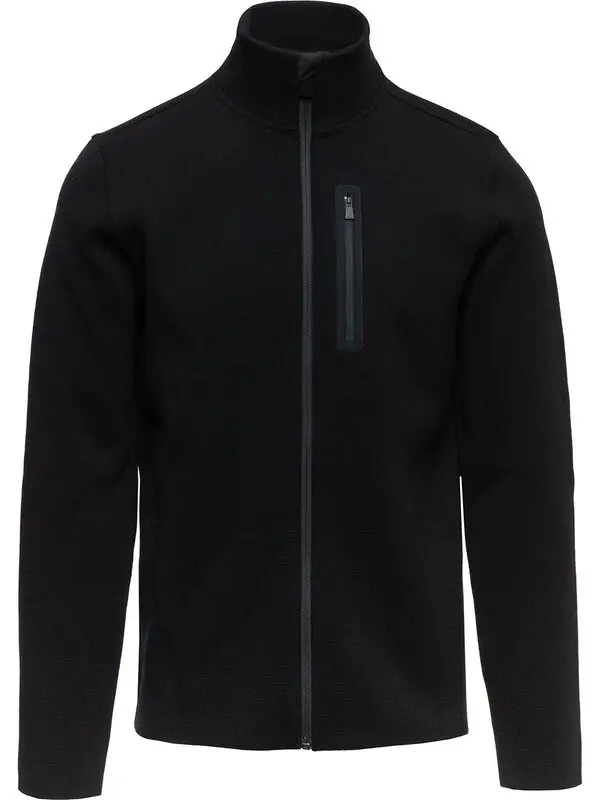 Aztech Mountain Matterhorn Zip-up Sweater - Black