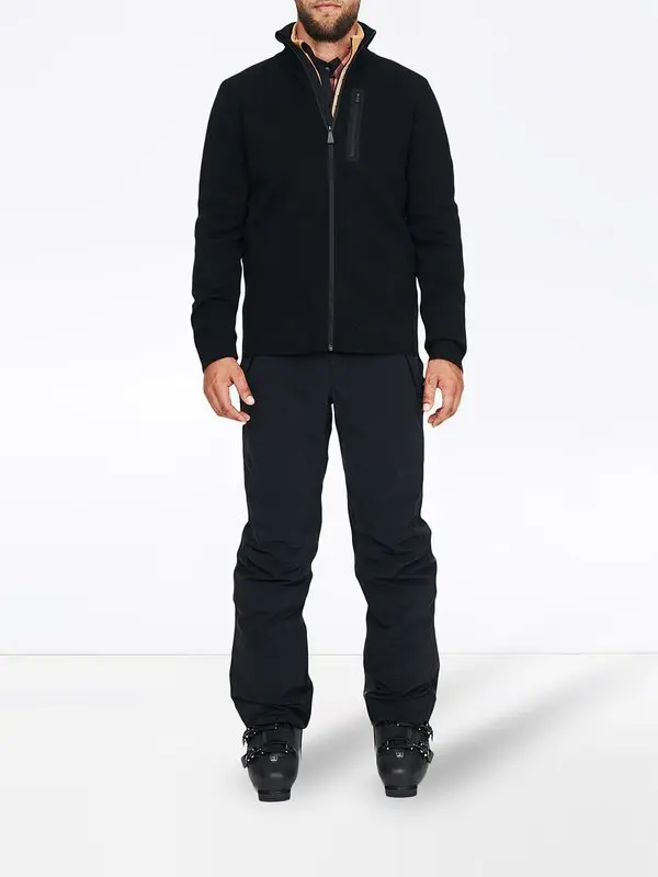 Aztech Mountain Matterhorn Zip-up Sweater - Black