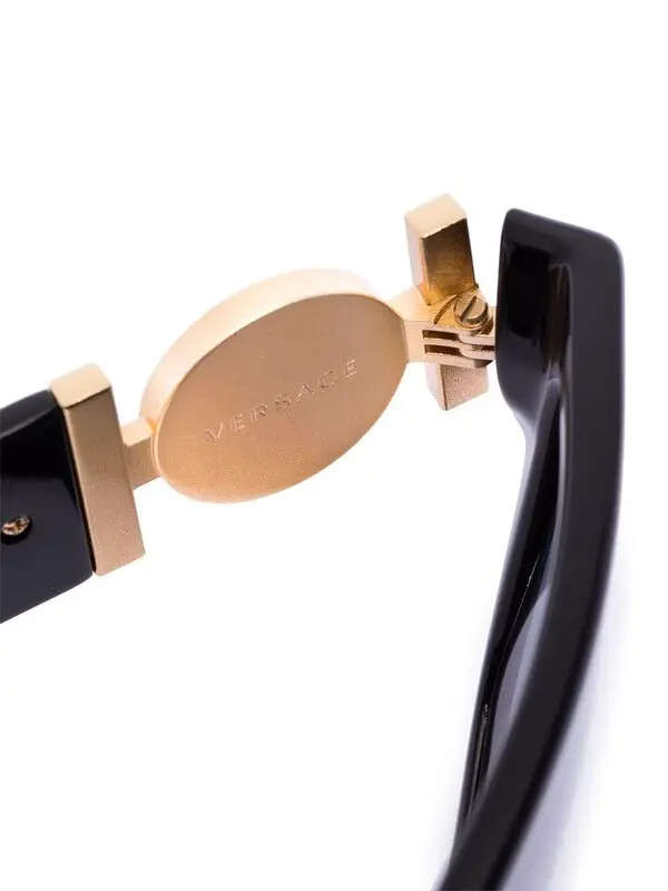 Versace Medusa Medallion Square-frame Sunglasses