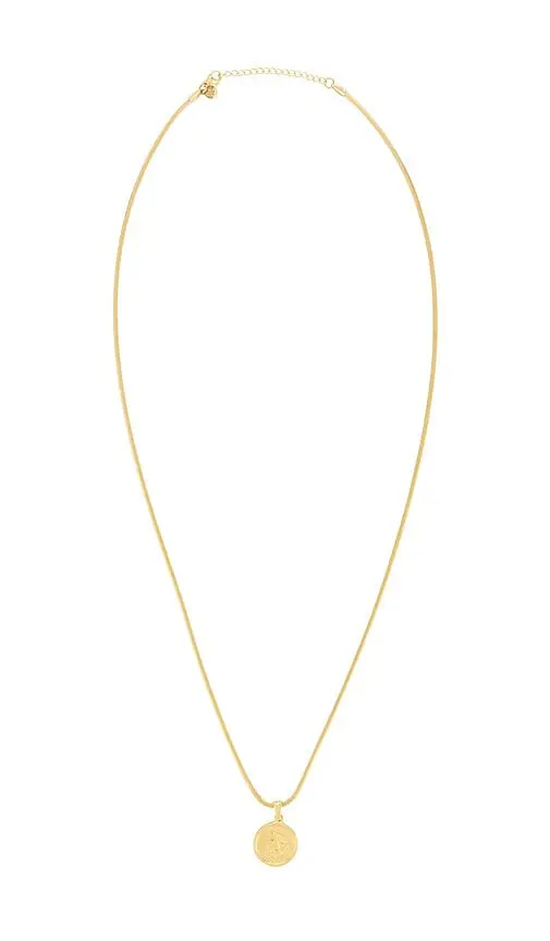 PETIT MOMENTS Dubloon Pendant Necklace - Gold