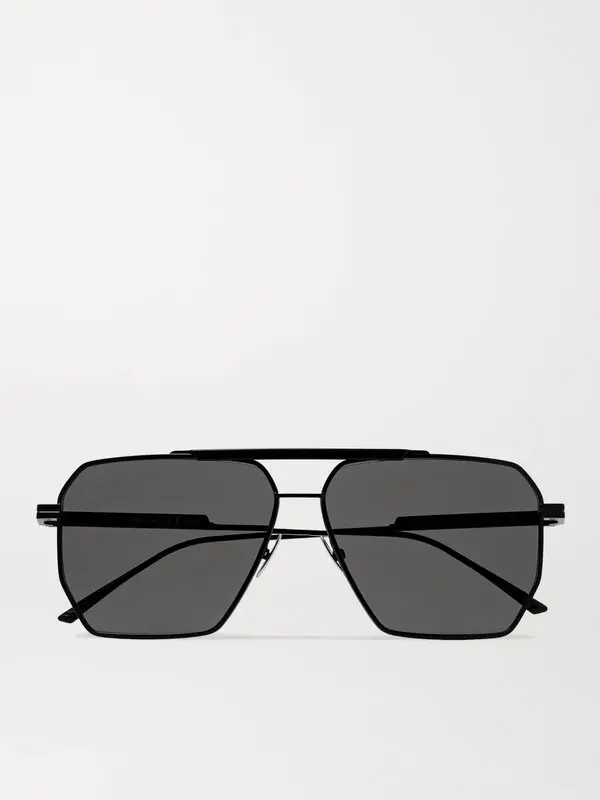 Bottega Veneta Aviator-style Metal Sunglasses