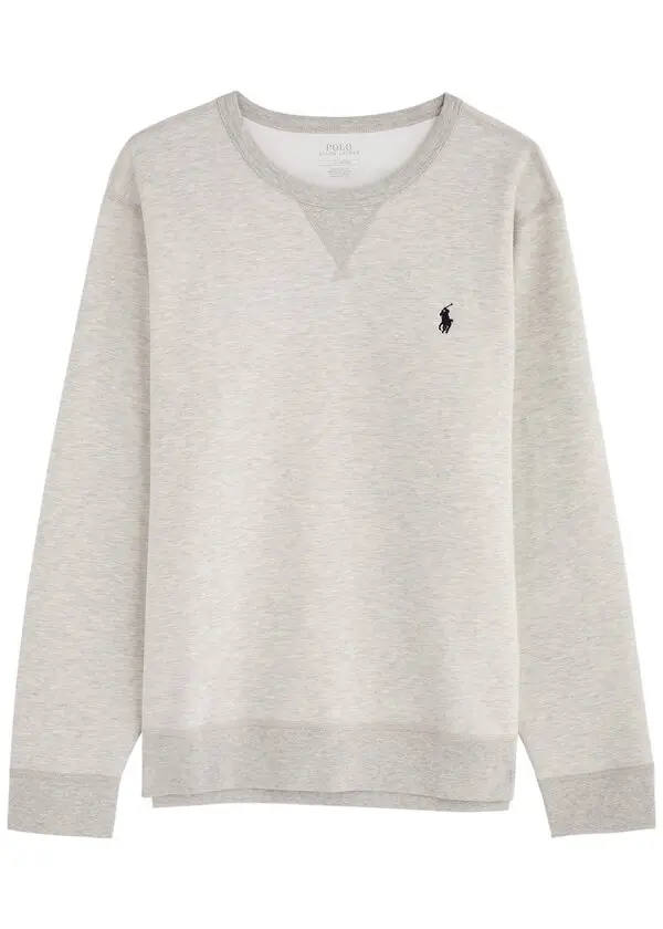 Polo Ralph Lauren Performance Jersey Crewneck Sweatshirt - Grey