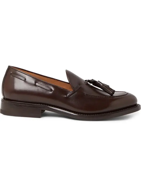 Sid Mashburn Leather Tasselled Loafers Us 7