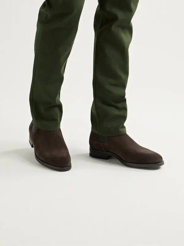 Sid Mashburn Suede Chelsea Boots Us 8 In Brown - 50% Off  display picture 2