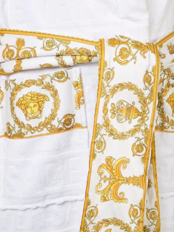 Versace I Love Baroque Bathrobe - White