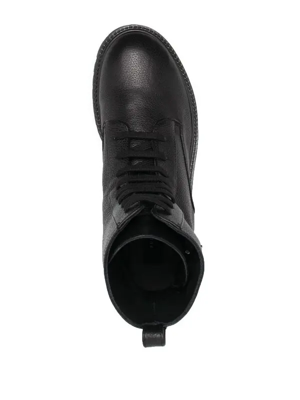 Philipp Plein Leather Lace-up Boots