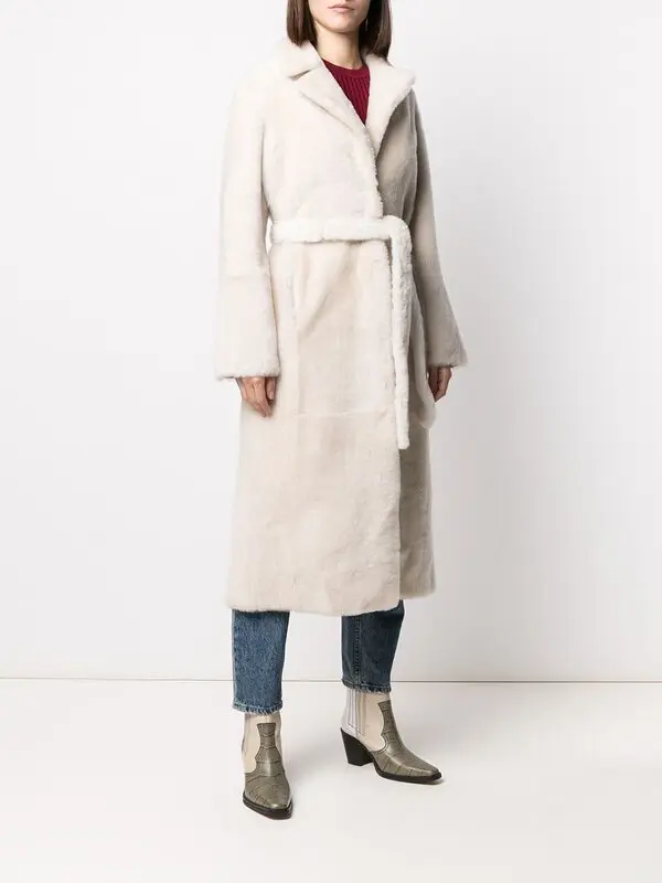 YVES SALOMON Full-length Shearling Coat