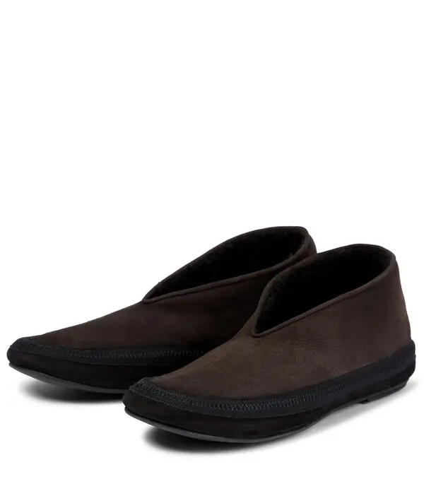THE ROW Fairy Shearling-lined Flats