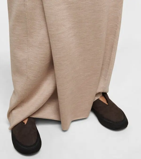 THE ROW Fairy Shearling-lined Flats