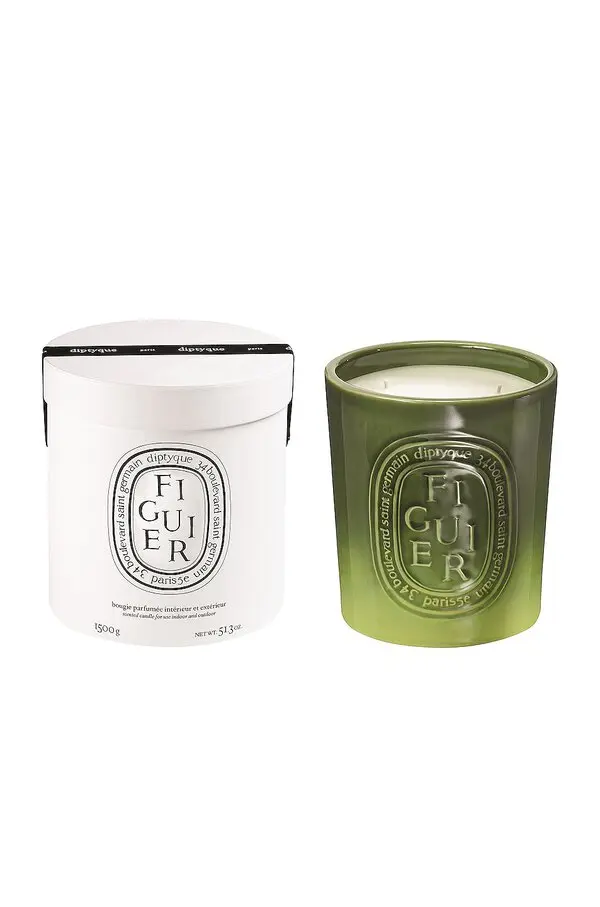 DIPTYQUE Figuier Extra Large Candle In Green