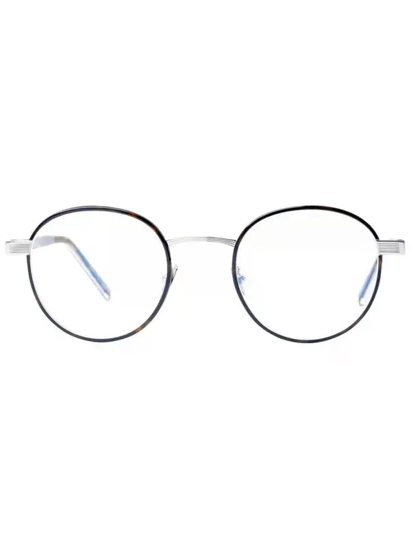 Saint Laurent Round-frame Glasses - Brown