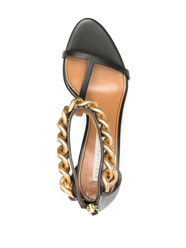 Stella McCartney Chain-link Strappy High Heel Sandals
